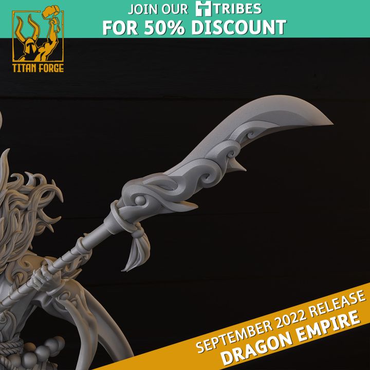 3D Printable Lord - Dragon Empire - Titan Forge Miniatures September 2022 by Titan Forge Miniatures